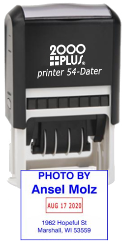 Self-Inking 2000 Plus P54 2 Color Stamp Dater